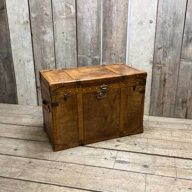 Campaign Trunk End Table, Occasional Side Table , Leather Chest by Etsy ...