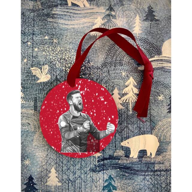 Alisson Becker Inspired Artwork Christmas Decoration by Etsy | ufurnish.com