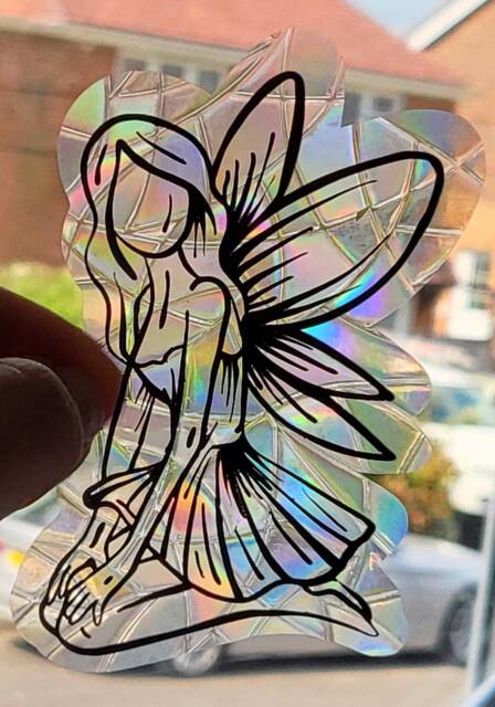 Rainbow Window Cling, Bird Saver, Sticker, Holographic Sticker by Etsy ...