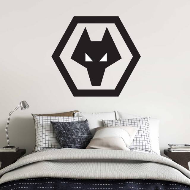 Wolverhampton Wanderers F.c. - Black Crest Wall Art by Etsy | ufurnish.com