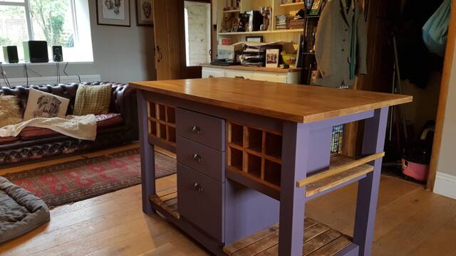 Bespoke Farmhouse Kitchen Island - The Oban by Etsy | ufurnish.com