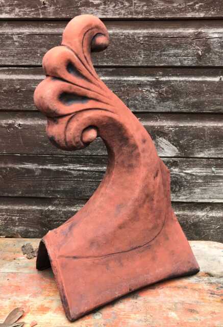 Oxford Swan Neck Roof Finial - 90 Degree Angled Ridge Tile by Etsy ...