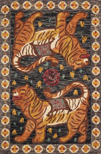 Tibetan Contemporary Tiger Rugs, Hand Tufted, 5x7 6x8 6x9 Hallway Rugs ...