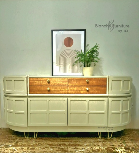 stunning, Very Large Curved Sideboard, By Nathan In by Etsy | ufurnish.com