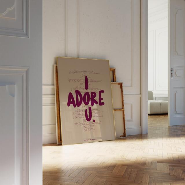 Fred Again I Adore U Print, You Song Lyrics, Lyric Fred Again, Love ...
