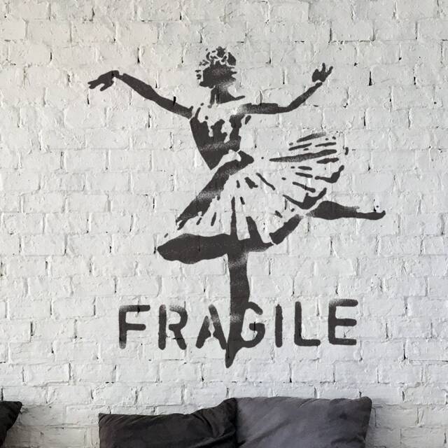 Banksy Girl Ballerina Stencil Reusable Graffiti Wall Art by Etsy ...