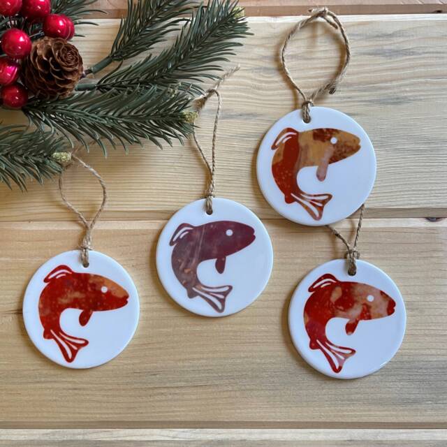 Fishing Ornament, Christmas Gift For Boyfriend, Trout Gifts For Dad ...
