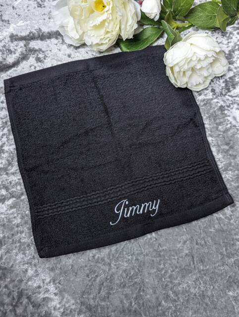 Personalized Embroidered Face Cloth Custom Name Gift by Etsy | uFurnish.com