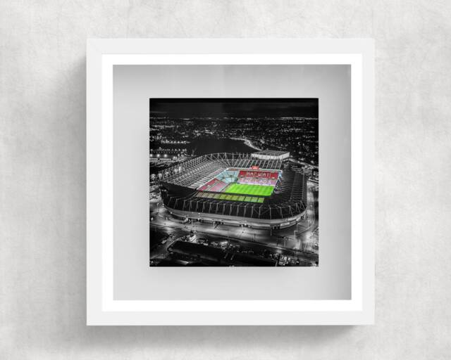 The Stadium Of Light - Sunderland Football Box Framed Ceramic Tile ...