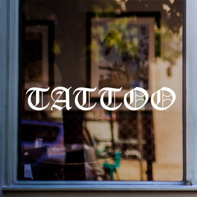 Tattoo Window Sticker Vinyl Decal by Etsy | ufurnish.com