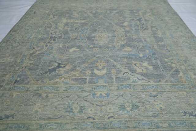 6x6 Bidjar Square Area Rug - Gray Persian Style Afghan Handmade Floral ...