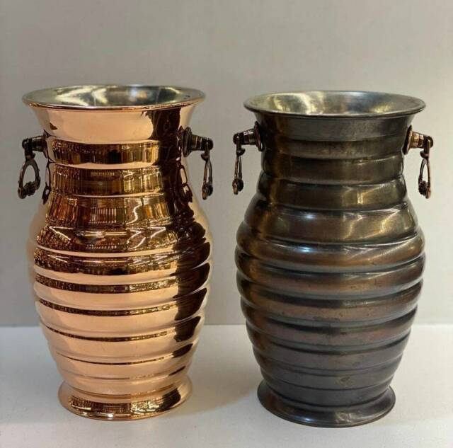 Copper Flower Vase, Rustic Home Decor, Art Decorative Vases For Flowers ...