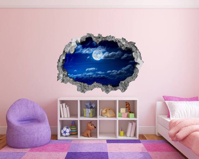 Moon Smashed Wall Decals by Etsy | ufurnish.com