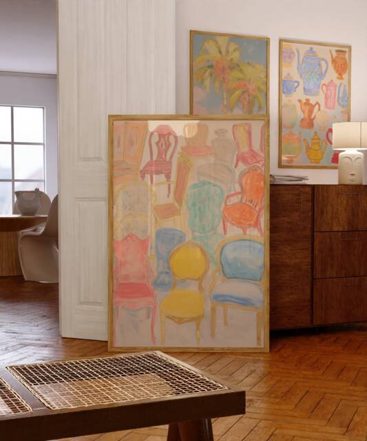 Maximalist Decor, Wall Art, Colorful Posters, Home Kitchen Cottagecore ...