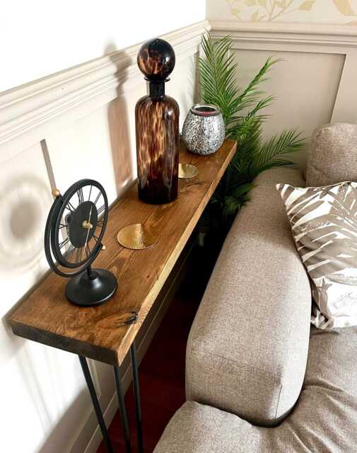 Industrial Style Wooden Console Table by Etsy | ufurnish.com