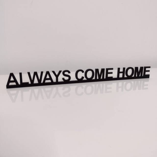 Always Come Home Door Sign, Acrylic Topper, Shelf Decor, Frame Art ...
