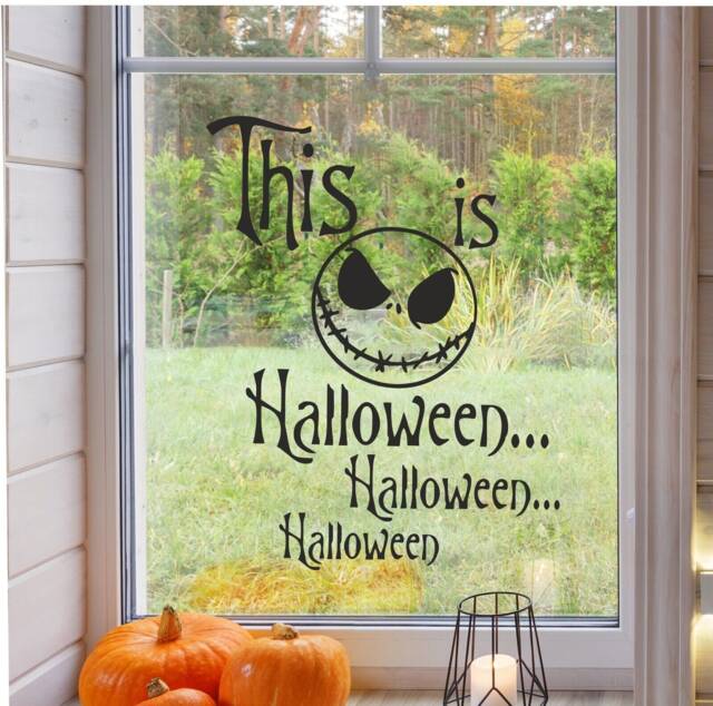 This Is Halloween Sticker Scary Creepy Vinyl Decal Window Wall ...