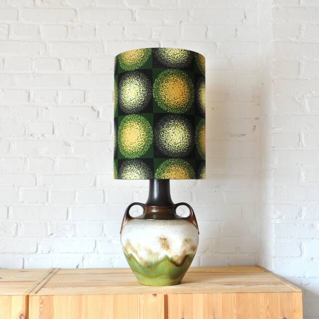 Large Ceramic Table Lamp, Vintage/Retro Fat Lava Lamp Base With New ...