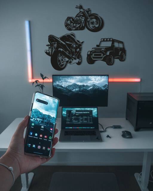 Jeep & Motorcycles Wood Wall Art, Geometric Offroad Vehicles Decor, 3D ...