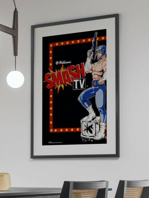 Smash Tv 1990 Arcade Video Game Retro Print Poster 24x36 Inches by Etsy ...