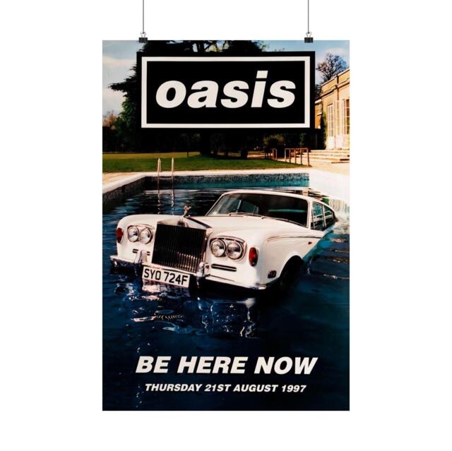 Oasis - Poster - Rock Poster, Music by Etsy | uFurnish.com