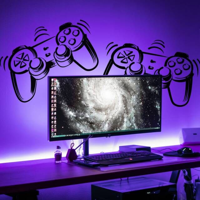 Game Controller Vinyl Wall Sticker, Print, Decal, Art, Home D??cor ...