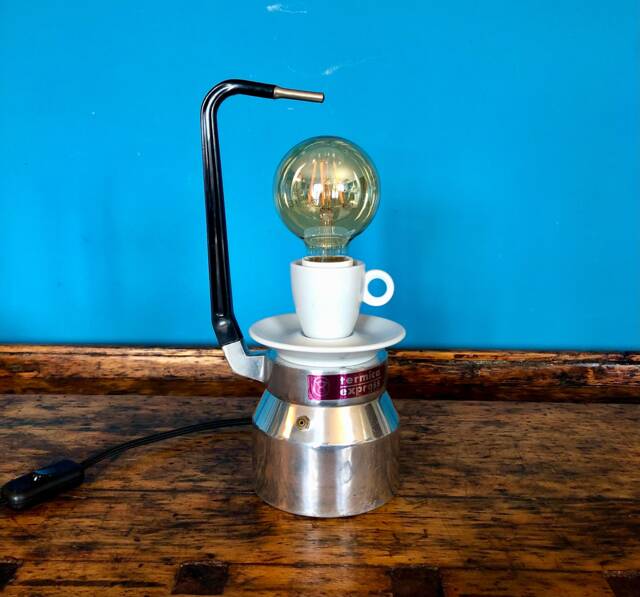 Italian Coffee Maker Lamp - '60S by Etsy | ufurnish.com
