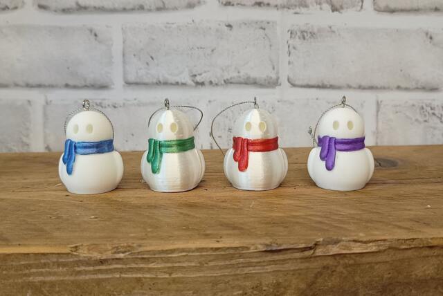 Snowman Bauble, 3D Printed Snowman, Snowmen Baubles, Christmas by Etsy ...