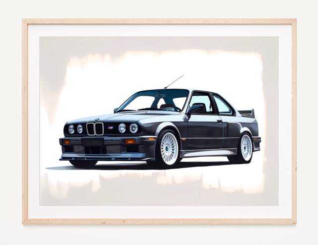 Bmw E30 M3 Poster Print, Classic Poster, Car Supercar by Etsy ...