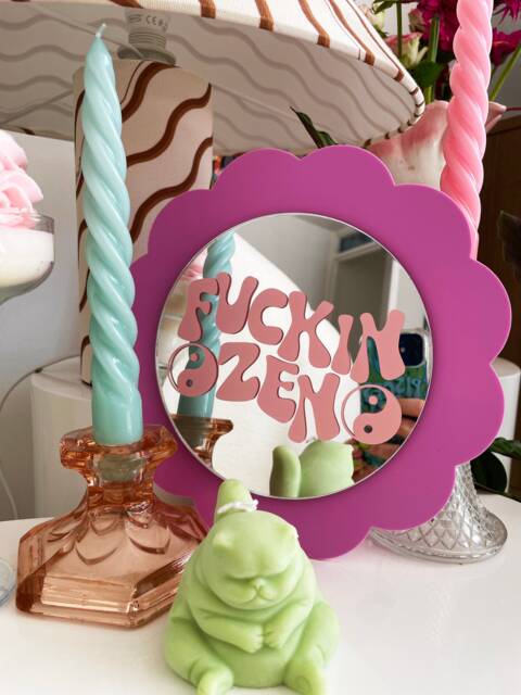 Grape Scallop Mirror Frame - Mini Not Included by Etsy | ufurnish.com