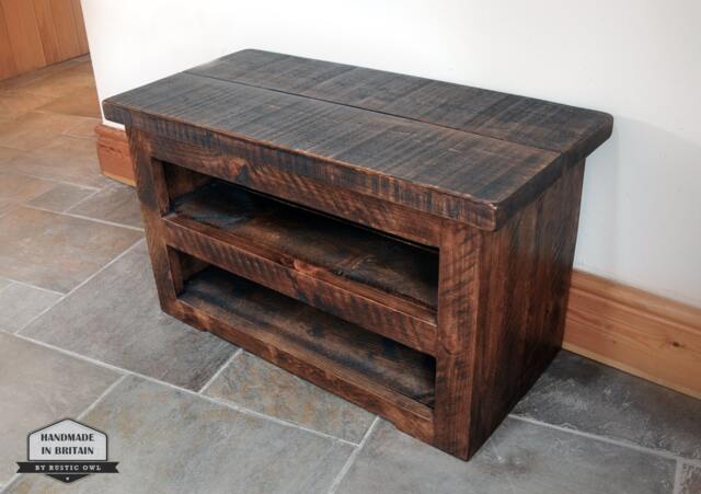 Rustic Pine Tv Unit Solid Chunky Wood Stand/Cabinet by Etsy | ufurnish.com