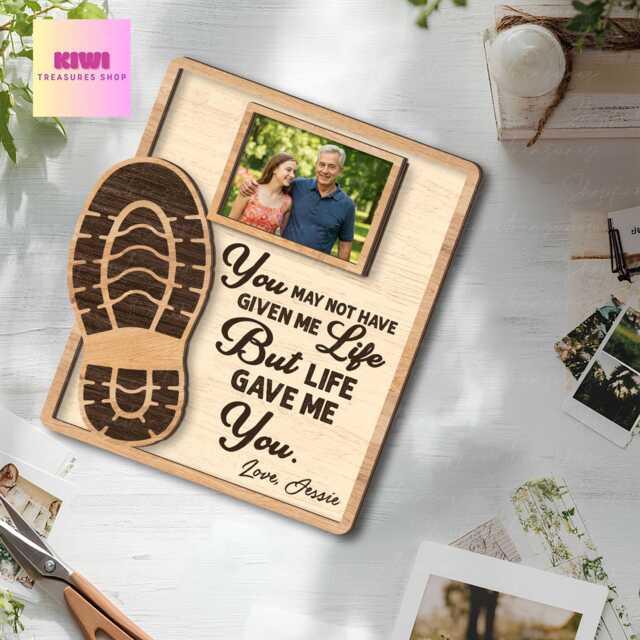 Personalized Stepdad Photo Frame - Bonus Dad Gift, Father's Day by Etsy ...