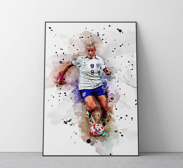 Alessia Russo Poster - Women's World Cup Football Wall Art Print Ref ...