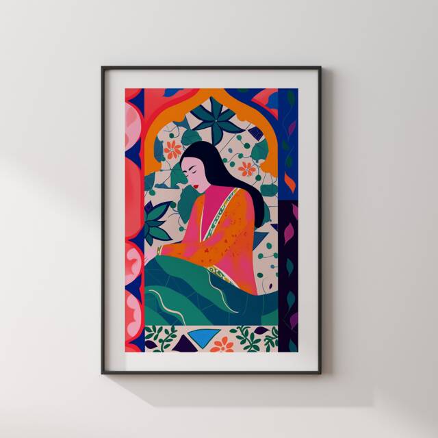 Marrakech Wall Art Print - Women Of Africa Collection Moroccan Morocco ...