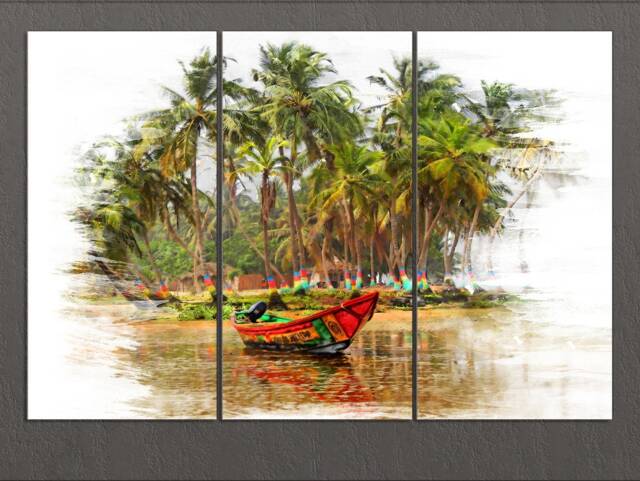 Ghana Canvas Print, Ada Foah Wall Art, Painting, Art by Etsy | ufurnish.com
