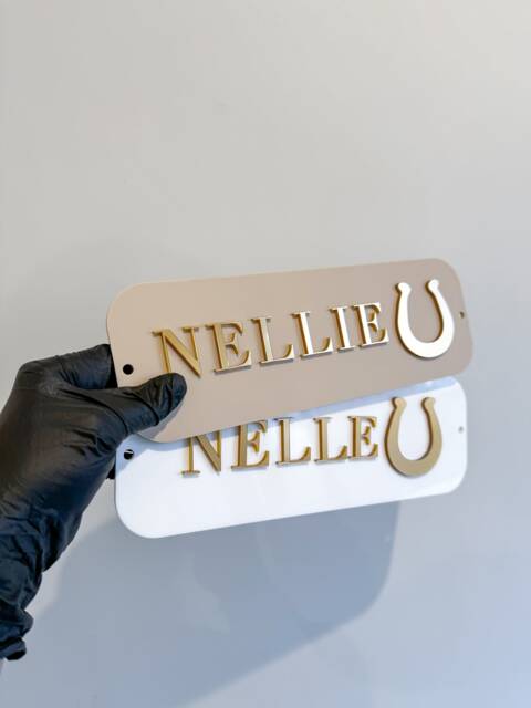 Stable Sign - Acrylic Stall Name Plate Horse Door by Etsy | ufurnish.com