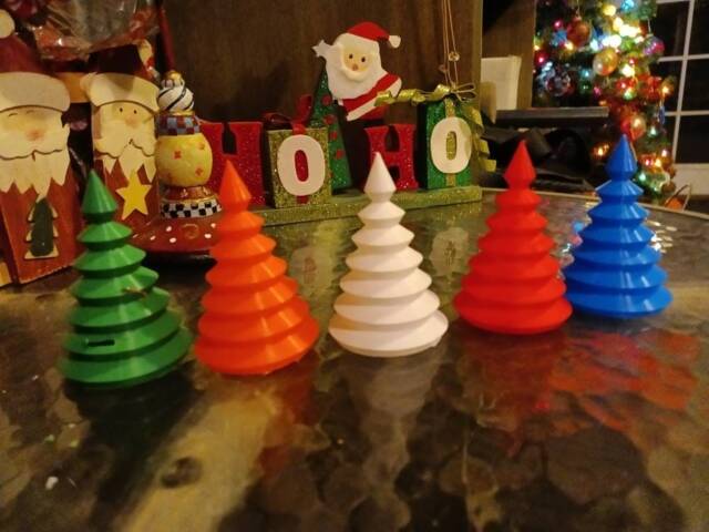 Christmas Light Covers Ornaments V7 3D Printed Diy Led Set Of 4 70's ...