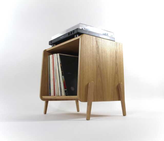 Brixton Premium - Small Turntable Stand Record Storage Vinyl Player ...