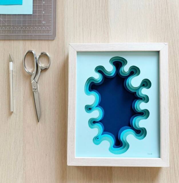 Pond - 3D Paper Art by Etsy | ufurnish.com