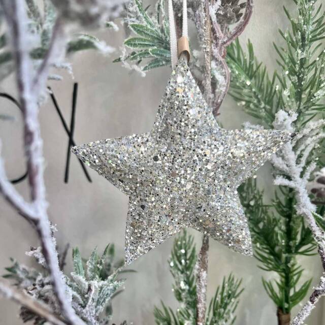 Sparkle Stars. Glitter Star Decorations. Handmade. Christmas by Etsy ...