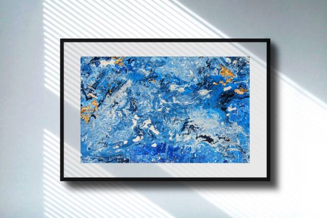 Original Large Acrylic Painting - Ocean Waves by Etsy | uFurnish.com