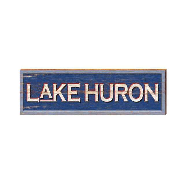 Lake Huron Sign - Real Wood Art Print by Etsy | ufurnish.com