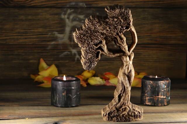 Handmade Ash Wood Dryad Statue Greek Mythology Forest Nymph by Etsy ...