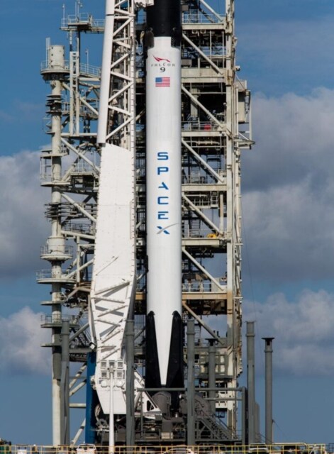 New Spacex Falcon 9 With Crew Dragon Capsule 176 84cm/33Inch- Decals ...