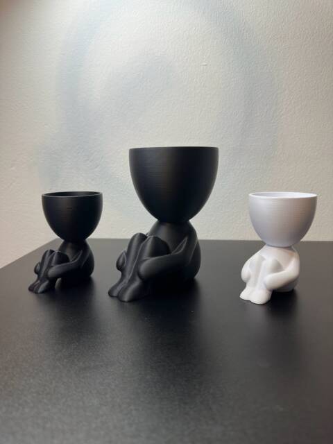 3D Printed Head Planter Human Succulent Pot, Custom Color by Etsy ...