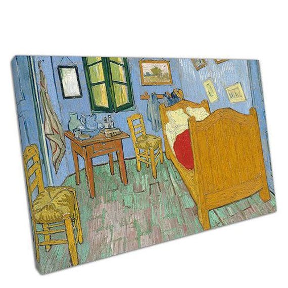 Vincent Van Gogh's The Bedroom Canvas Print - Ready To Hang Wall Art ...