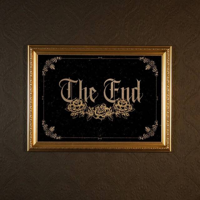 The End Typography Print - Gothic Home Macabre Art Gallery Wall By ...