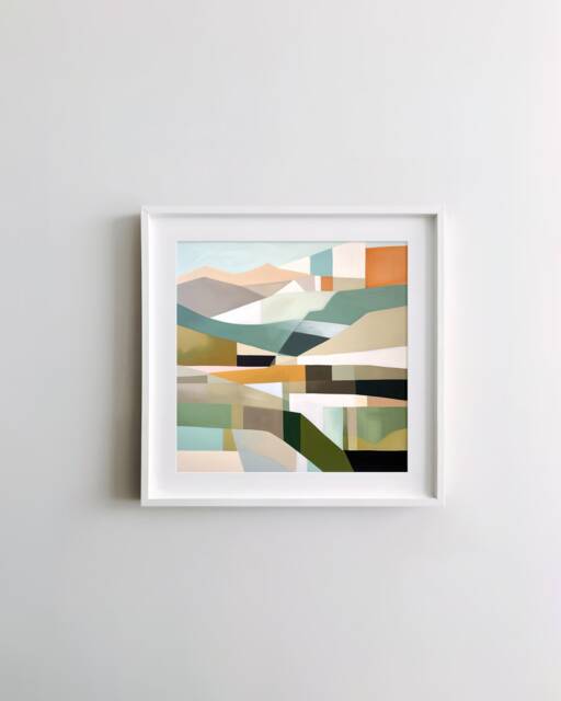 Elemental Balance - Abstract Landscape Wall Art Decor Fine Print by ...