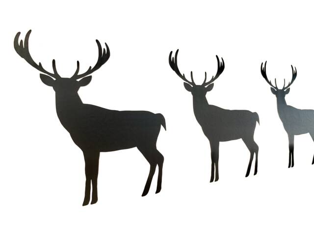 stag/Deer Wall Art Decals/stickers - Various Colours & Sizes by Etsy ...