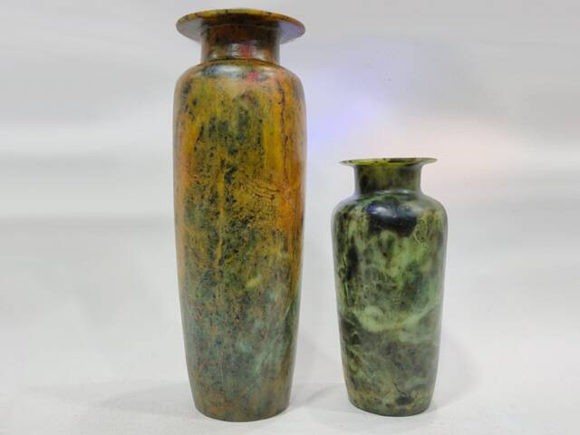 Alabaster Vase, Egyptian Alabaster Candle Holder, Green Alabaster ...